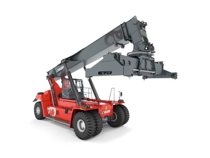 Kalmar Reach Stacker for empty and semi-laden container handling ...