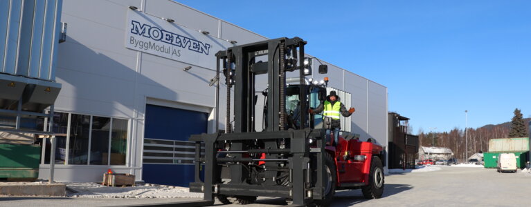 Kalmar forklift truck in use since 1988