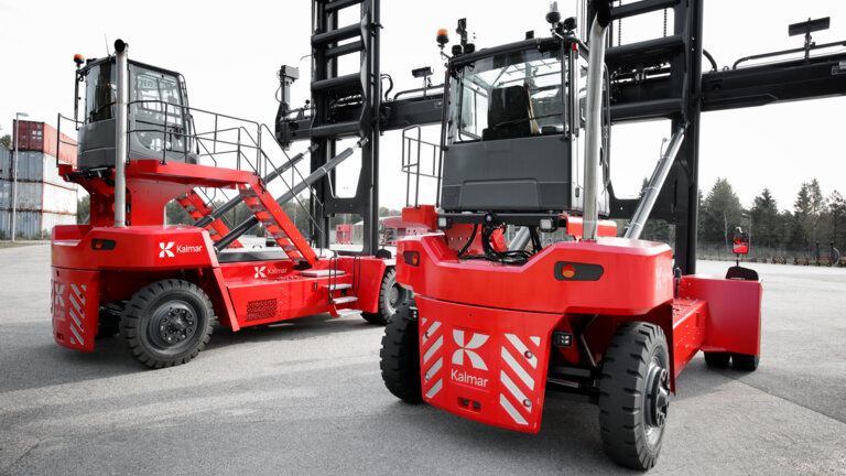 Kalmar Empty Container Handler - Kalmar DCG80 Kalmar Empty Container ...