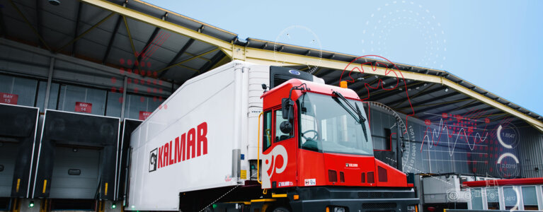 Kalmar options boost the T2i terminal tractor’s productivity, safety ...